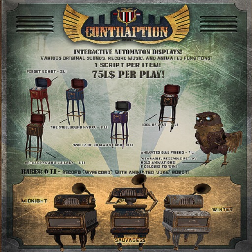 Second Life Marketplace - [ContraptioN] The Journey: Idol of War
