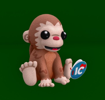 Second Life Marketplace - Intrigue Co. - Plushie Pals: Miles the Monkey
