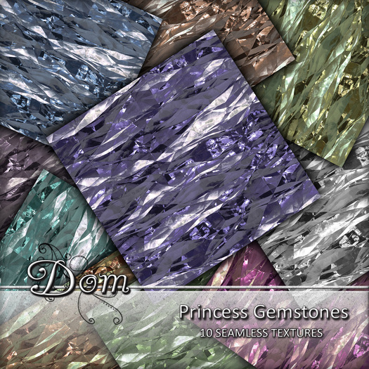 Second Life Marketplace Dom ~ Princess Gemstones Textures