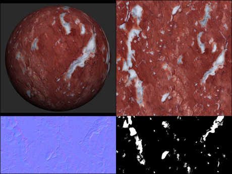 Second Life Marketplace - 3d texture marble tile N_s-M002