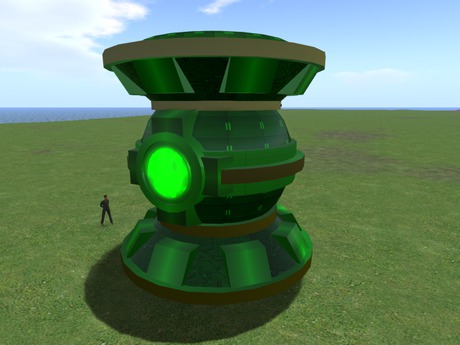 Second Life Marketplace - Green Lantern power battery for base