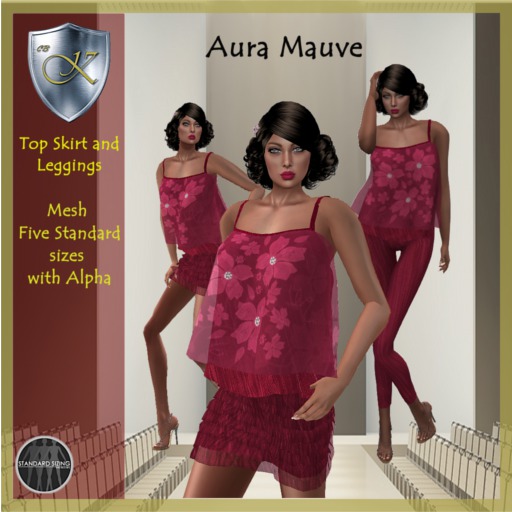 Second Life Marketplace - CBK Designs Aura Series Aura Mauve Set