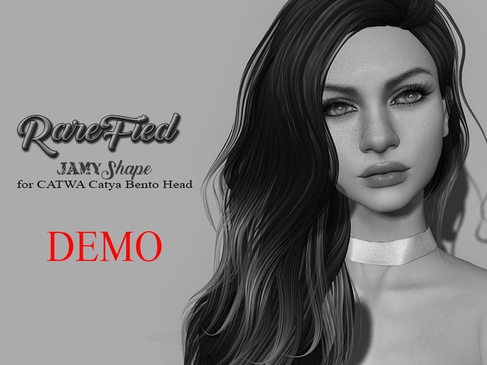 Second Life Marketplace - [Rarefied] JAMY Shape For CATWA Catya Bento ...