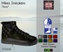 Second Life Marketplace - [D2T Designs] Mikes Army Sneakers [boxed]