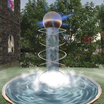 Second Life Marketplace - Double Helix Fountain (Boxed)