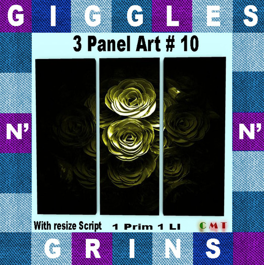 Second Life Marketplace - Giggles n' Grins 3 Panel Art # 10