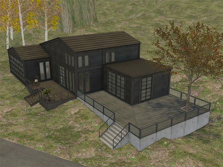 Second Life Marketplace - SS: One-Story 2Rooms+1storage / DEMO
