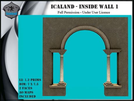 Second Life Marketplace - Icaland - Inside wall 1