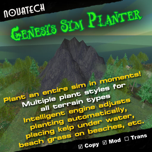 Second Life Marketplace - Genesis Sim Planter