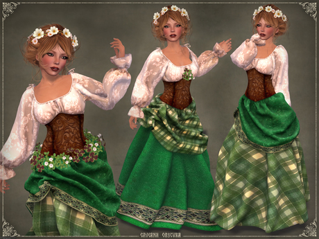 Second Life Marketplace - Irish Lass Outfit by Caverna Obscura - for ...
