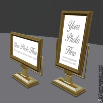 Second Life Marketplace - % Lori Frames (gold) *MESH*