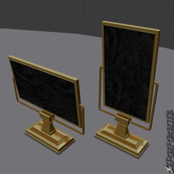 Second Life Marketplace - % Lori Frames (gold) *MESH*