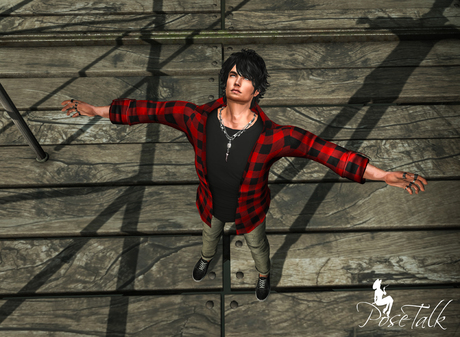 Second Life Marketplace - Pose Talk - Male model Pose 9