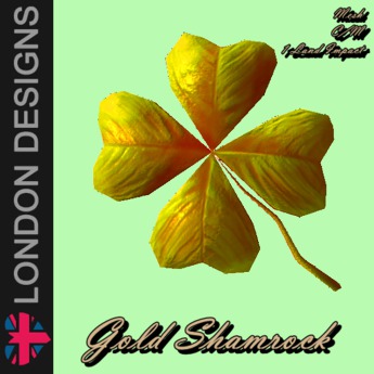 Second Life Marketplace - Shamrock - Gold