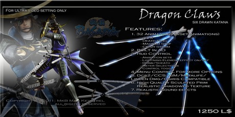 Second Life Marketplace - [Collector's Item swords] Sengoku basara I ...