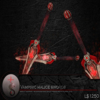 Second Life Marketplace - [Collector's Item swords] Vampiric collection ...