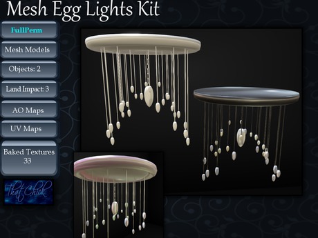 Second Life Marketplace - ~tc~ Mesh Egg Lights FullPerm Kit
