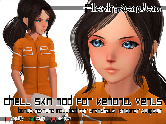 Second Life Marketplace - [FR] Chell Applier - Kemono, Venus Head