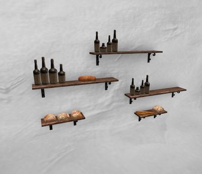 Second Life Marketplace - Various RP Shelves