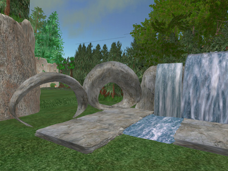 Second Life Marketplace - Bridget's Big Landscape Kit - sculpted rocks ...