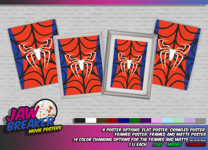 Second Life Marketplace - ~ Jawbreaker ~ Halftone - Spiderman