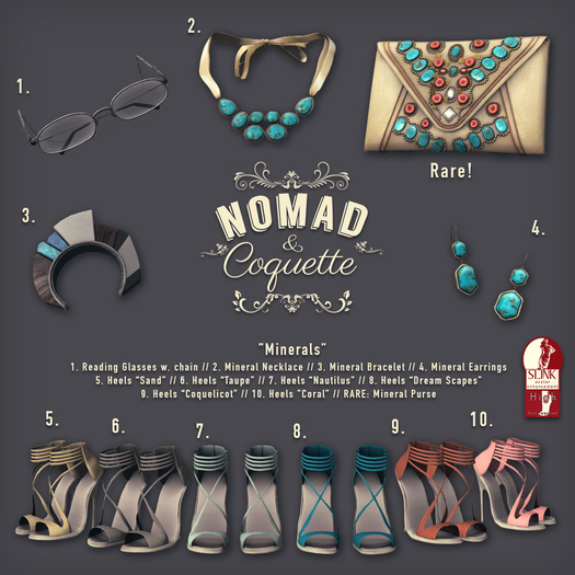 Second Life Marketplace - NOMAD & Coquette // "Minerals" // 08