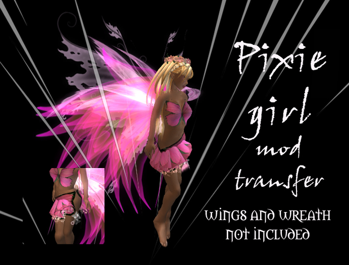 Second Life Marketplace - pixie girl pink