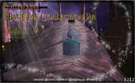 Second Life Marketplace - (FA) Fae Collection Jar (Blue) Box