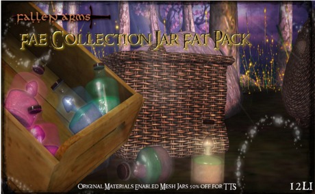Second Life Marketplace - (FA) Fae Collection Jar FAT PACK Box