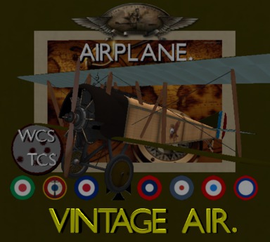 Second Life Marketplace - 2017 Vintage Airplane