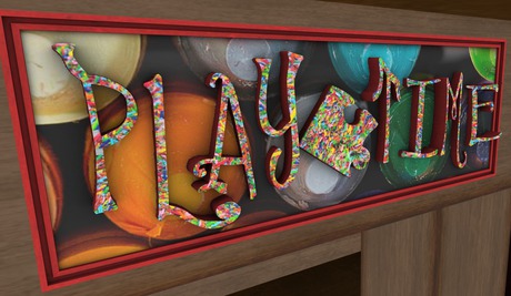 Second Life Marketplace - FA - Playtime Sign