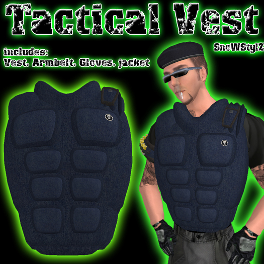 Second Life Marketplace - Tactical vest box "SnoWStylZ"