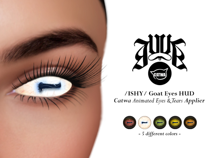 Second Life Marketplace - /ISHY/ HUD Goat Eyes [Catwa] Applier V4