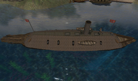 Second Life Marketplace - "CSS Virginia" Ironclad Warship ICS