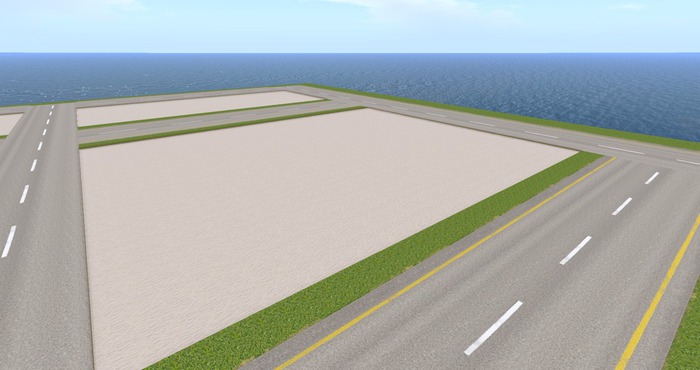 Second Life Marketplace - Full Sim - City Street Layout - Beautiful ...