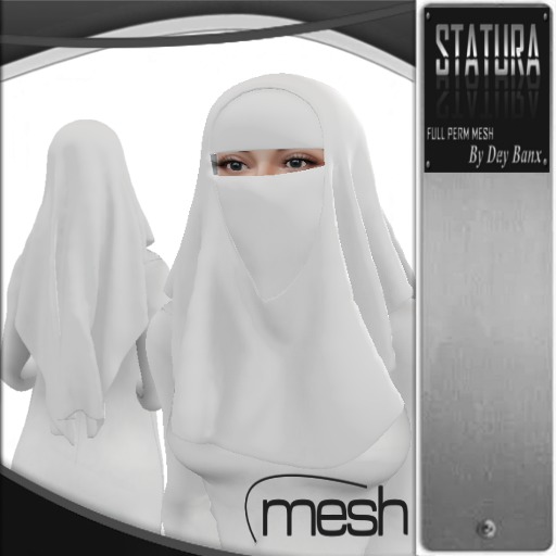 Second Life Marketplace - Rigged Mesh niqab - Full Perm