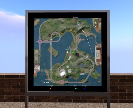 Second Life Marketplace - Location Map
