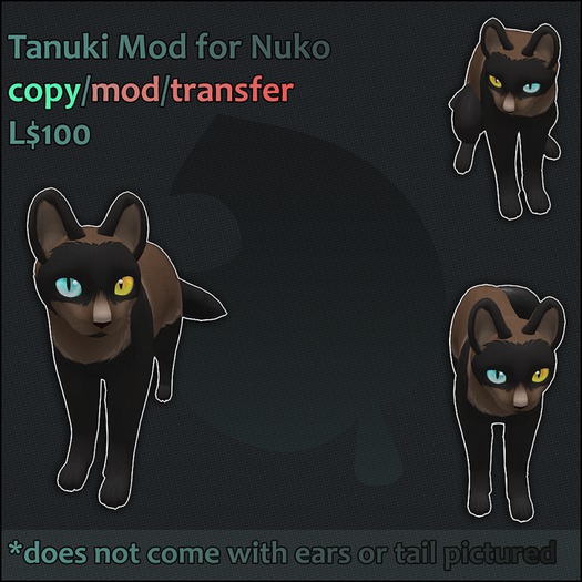 Second Life Marketplace - *Sol. Nuko Tanuki Mod