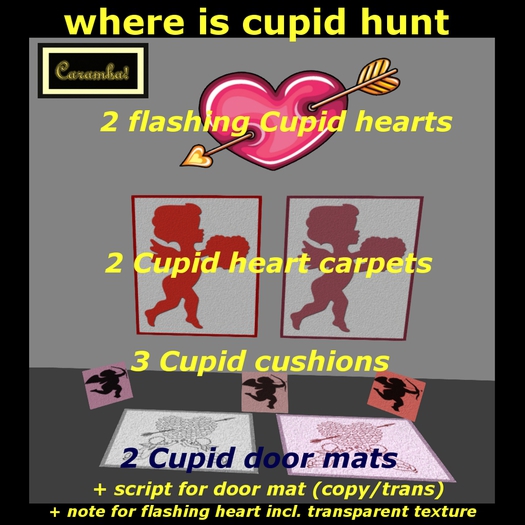 Second Life Marketplace - Where is Cupid Hunt pack - Caramba 2017