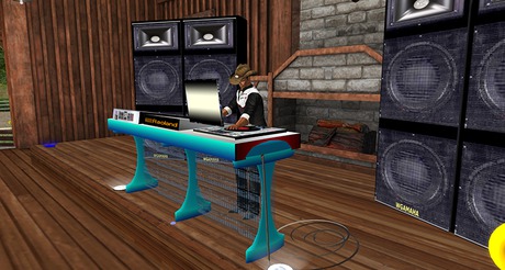 Second Life Marketplace - DJ Booth + Speakers and Includes Cool ...