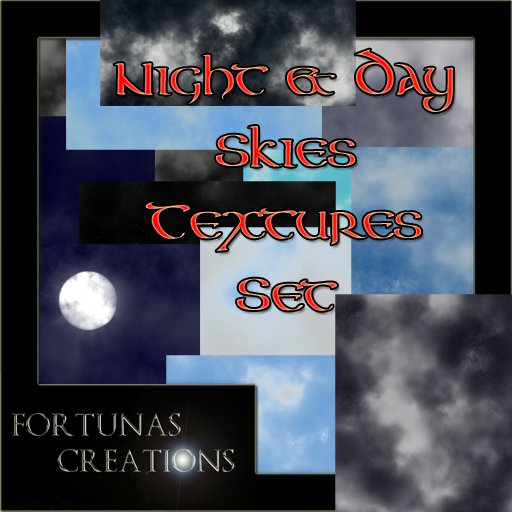 Second Life Marketplace - Fortunas Creations - Night and Day Sky ...