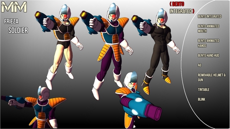 Second Life Marketplace - MM (Mesh Mirage) DBXV Frieza's Soldier V1.0 ...
