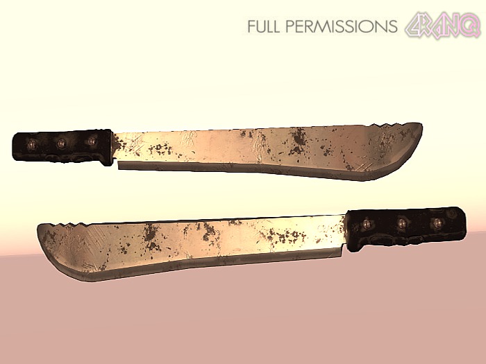 Second Life Marketplace - *CRAnQ* MESH Machete (FULL PERM) Second Life Marketplace - *CRAnQ* MESH Machete (FULL PERM)