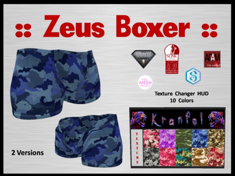 Second Life Marketplace - :: Zeus Boxer