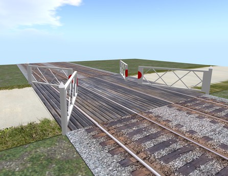 Second Life Marketplace - Level Crossing (4-gate)
