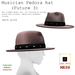 Second Life Marketplace - Musician Fedora hat (Future V.3)_dark pink