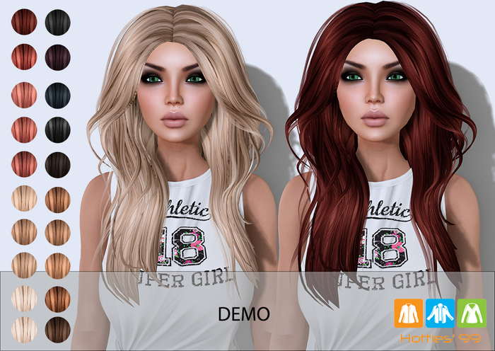 Second Life Marketplace - Hotties'99 Cherry hair-DEMO