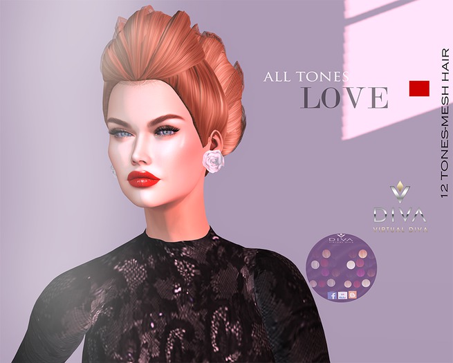 Second Life Marketplace - LOVE Hair DEMO