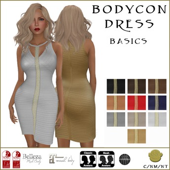 Second Life Marketplace - BM Bodycon Dress Basics
