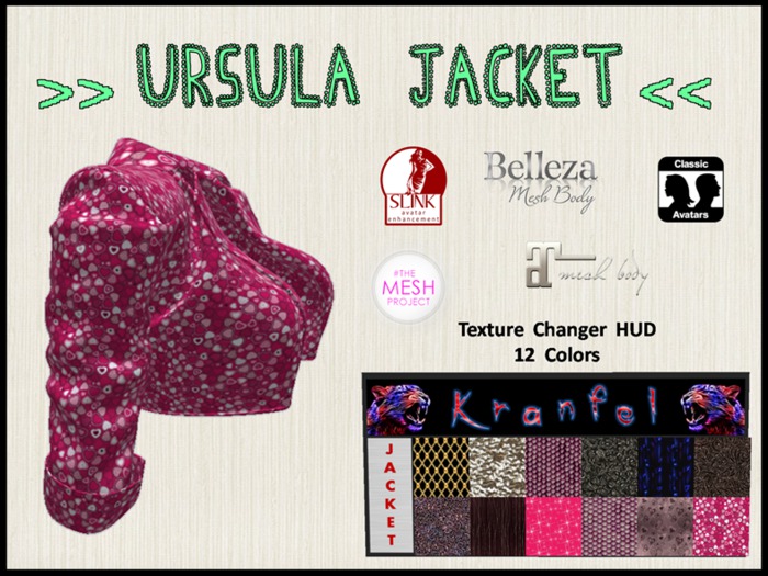 Second Life Marketplace - >> Ursula Jacket